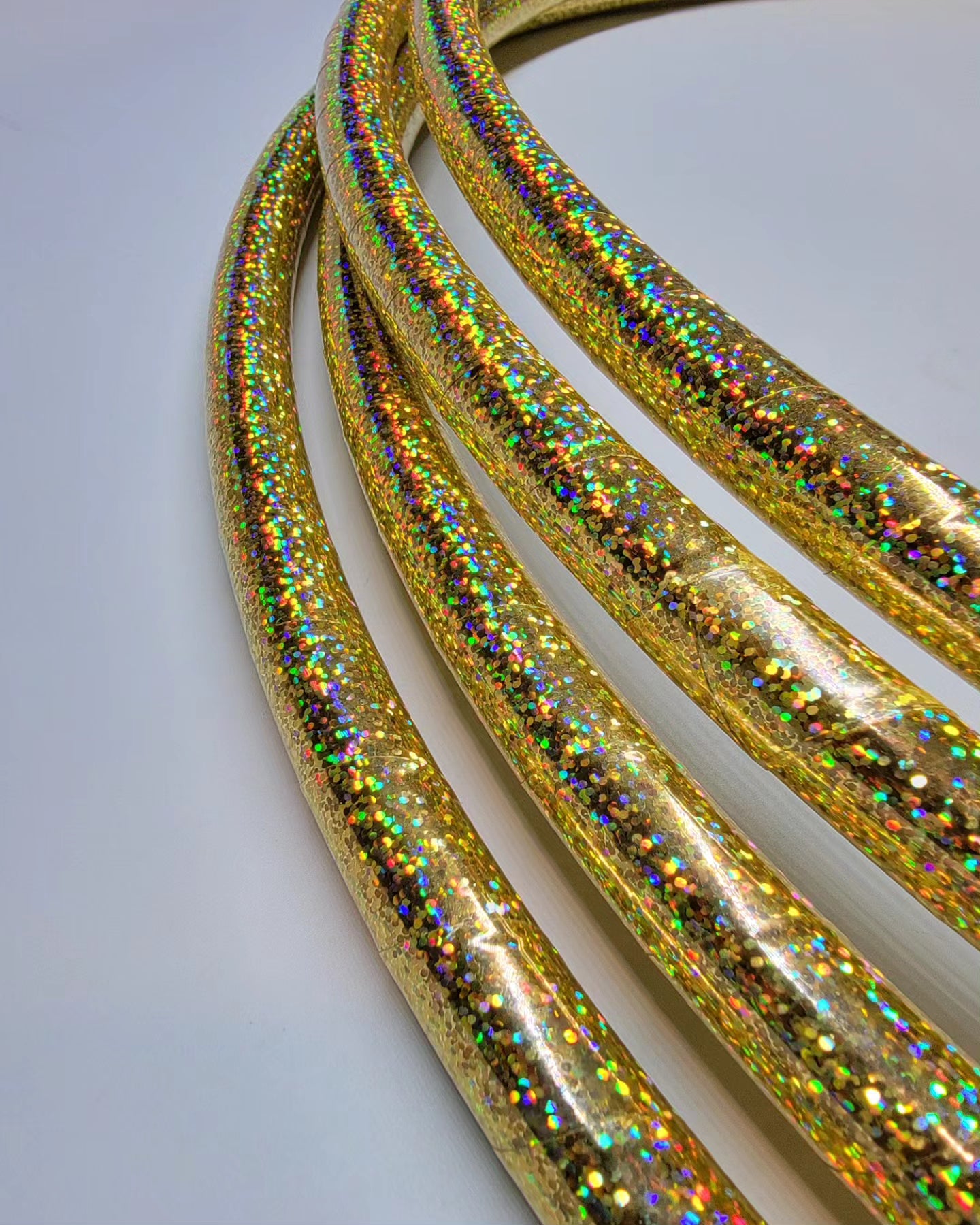 Gold Dust Glitter Taped Hoop – Utopia Artistry