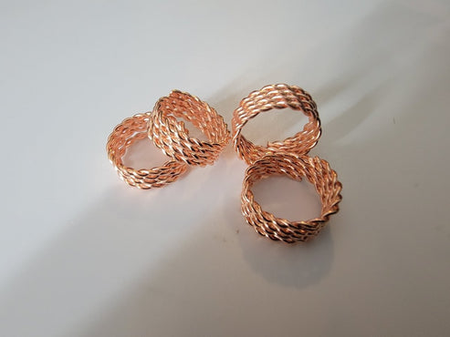 Copper Spiral Bands - Stylish Accessory for Every Occasion – Utopia ...